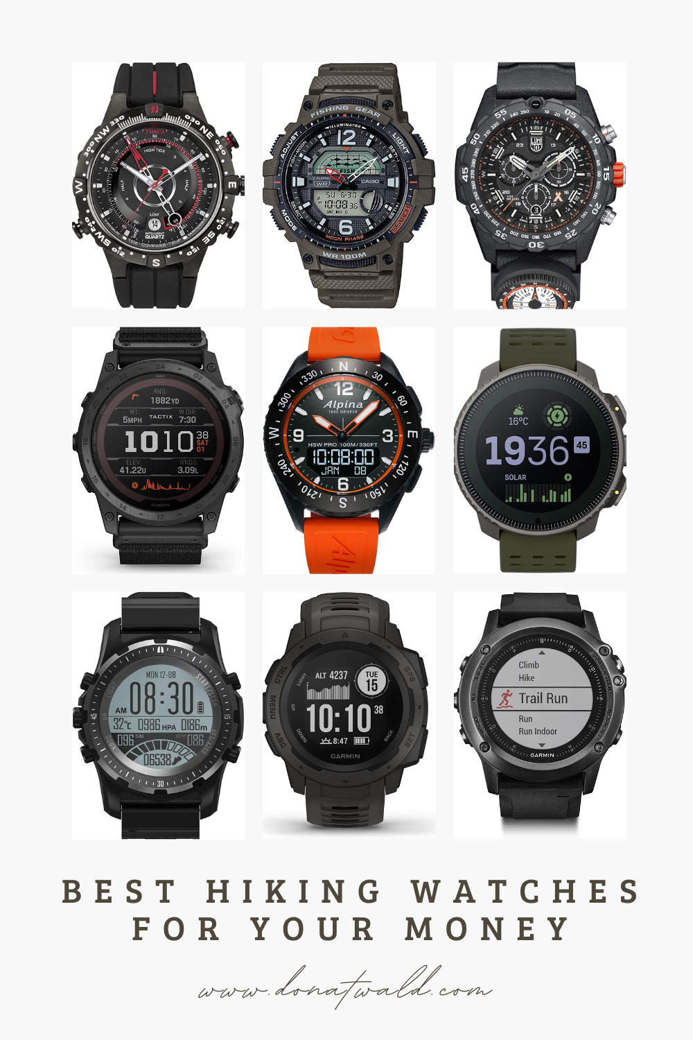 Top 6 Best Hiking Watches For Your Money - 2023