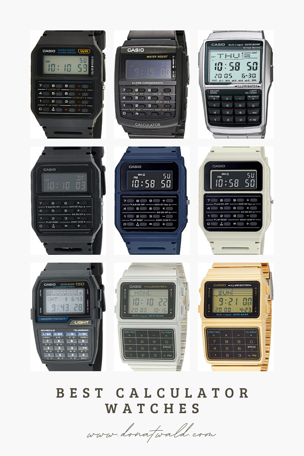 Top 6 Best Watches with Calculator - Calculator Watch Review 2023