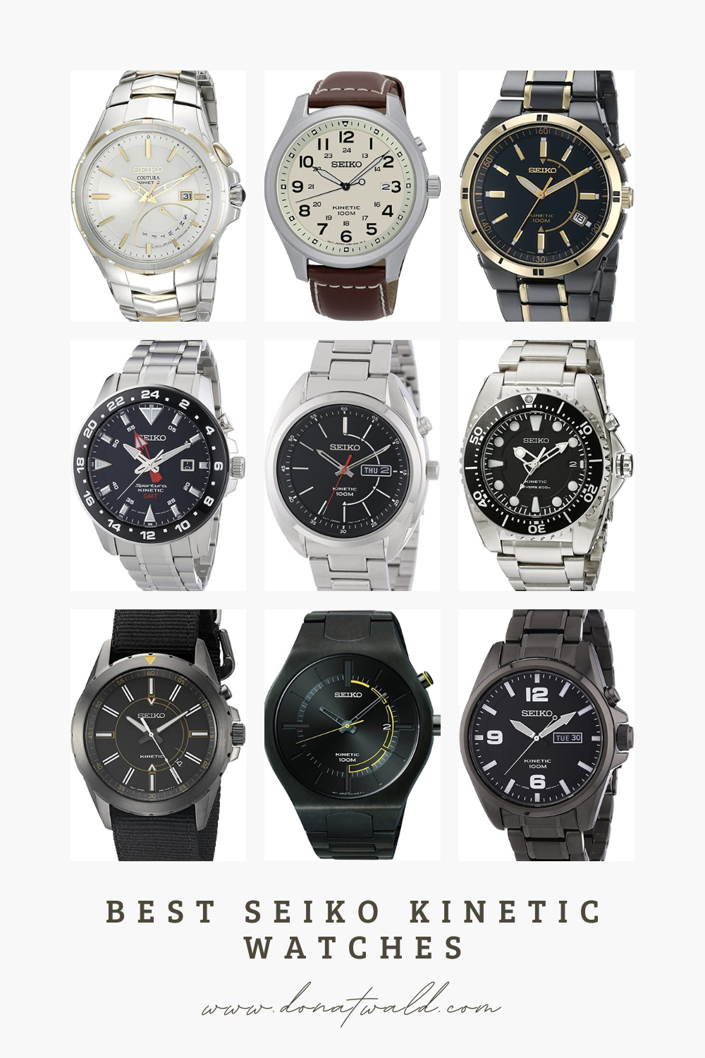 Best Seiko Kinetic Watches: Good-Looking, Affordable & High-Quality